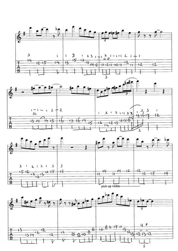 Echoes Guitar Chords